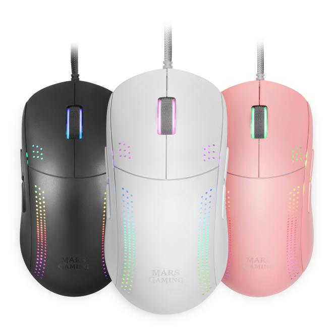 RATON MARS GAMING MMPRO RGB BLANCO | EuropeanPC