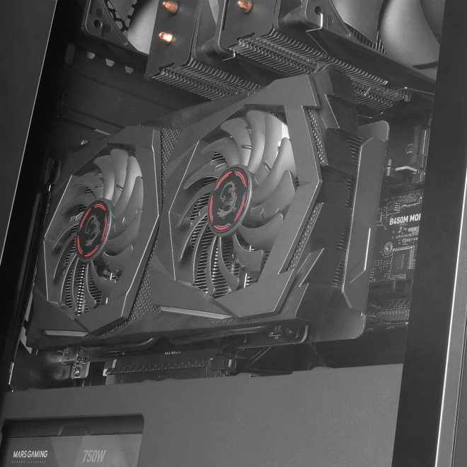 Caja torre E-ATX Mars Gaming MC-PRO2 XXL Black, frontal con rejilla, 3+2 ventiladores | EuropeanPC