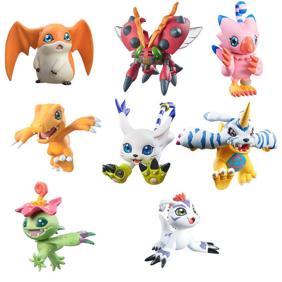 PACK 8 FIGURAS MEGAHOUSE DIGIMON ADVENTURE DIGICO | EuropeanPC